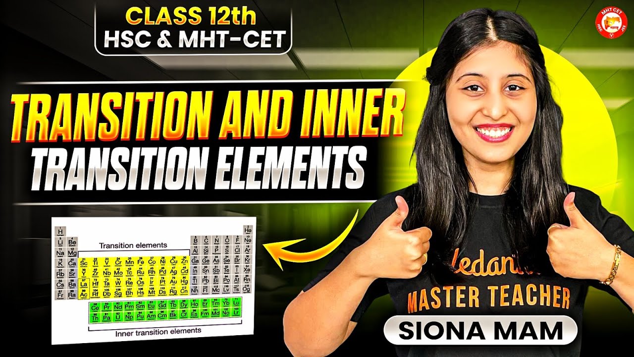 Transition and Inner Transition Elements Class 12 Chemistry | HSC & MHT ...