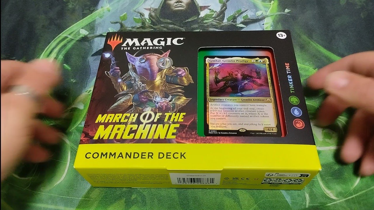 MTG - Tinker Time - March Of The Machine - Commander Deck - Unboxing ...