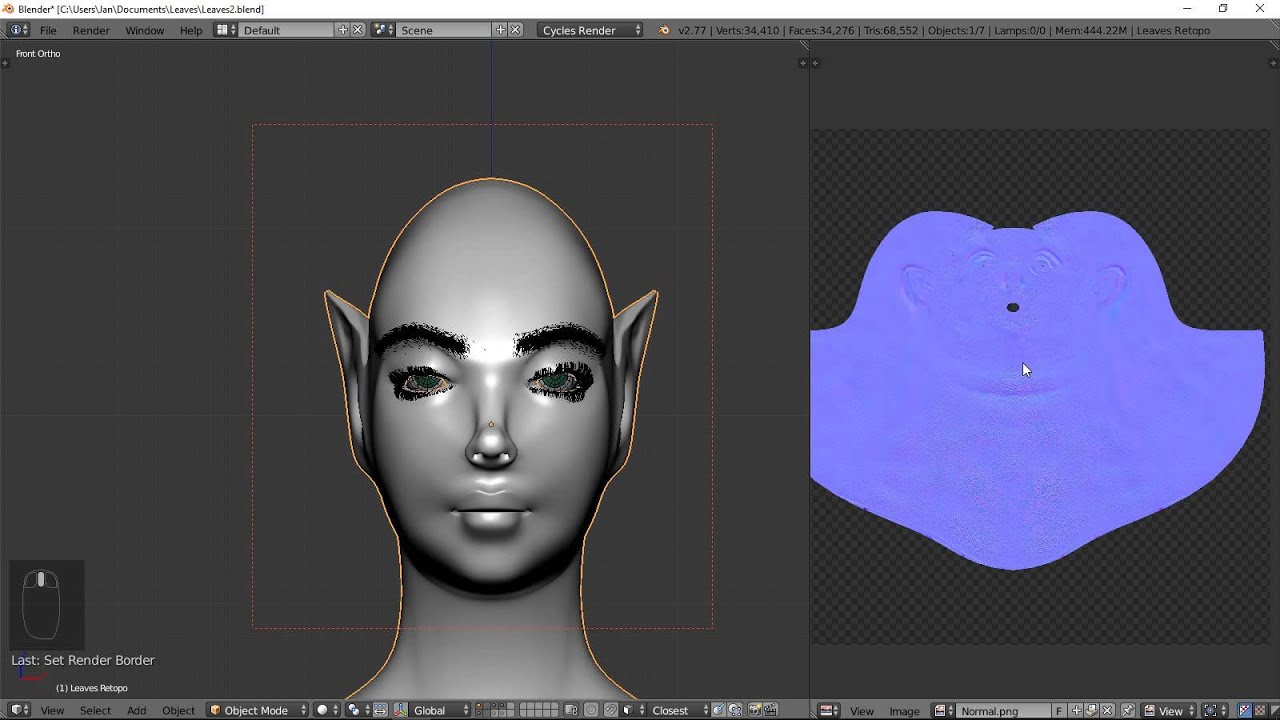 Fixing Normal Map errors when packing images in blender - YouTube