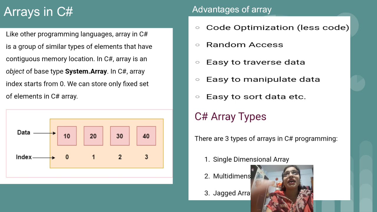 Lecture 5 Arrays Its Types And Foreach Loop Youtube
