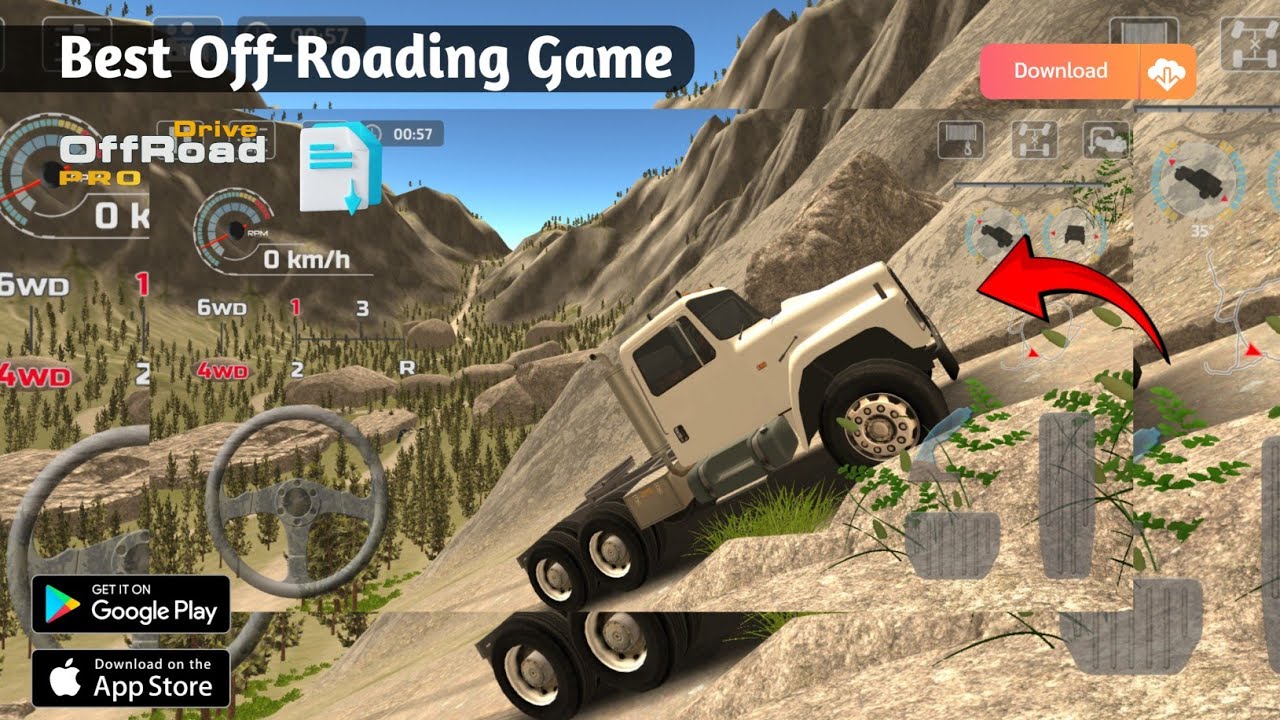 🚚 Realistic Off-Roading Game 4x4 Trucks Cars Vehicles Available - YouTube
