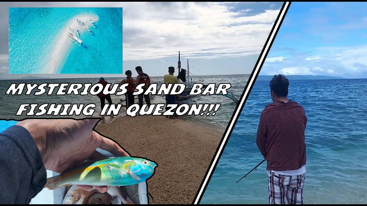 SAND BAR FISHING in BUENAVISTA, QUEZON | Day 2 - YouTube