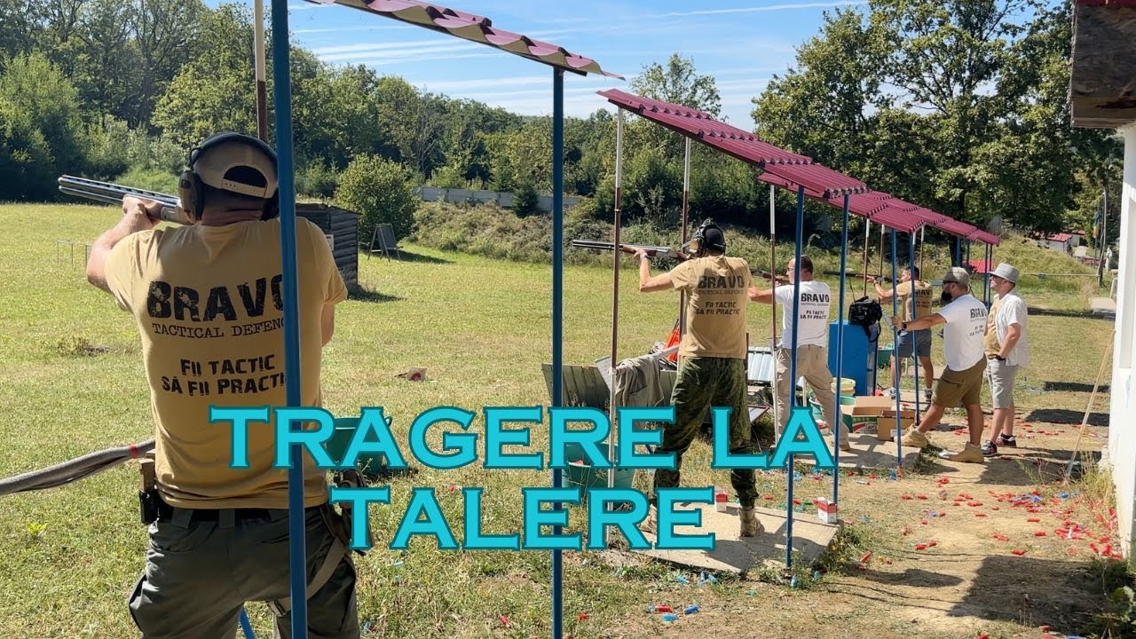 Practică de tragere la talere - curs instructori. - YouTube