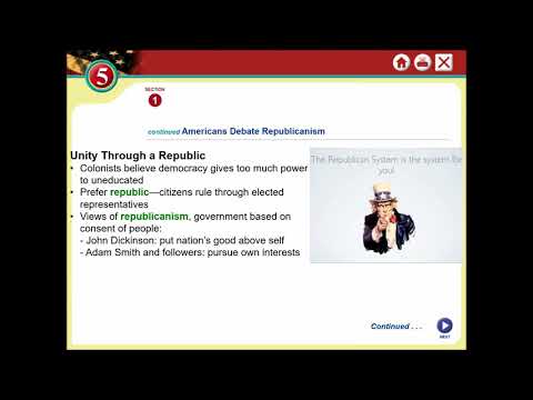 U S 1 Chapter 5 Lesson Shaping a New Nation - YouTube