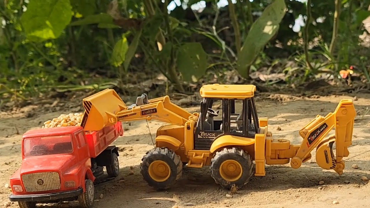 JCB 5cx backhoe Loder Wheat Loding || TATA Tripper Mhindra tractor ...