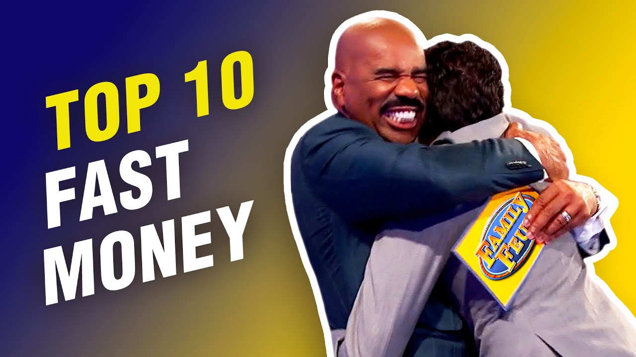 Top 10 Fast Money scores from first players on Family Feud! Steve ...