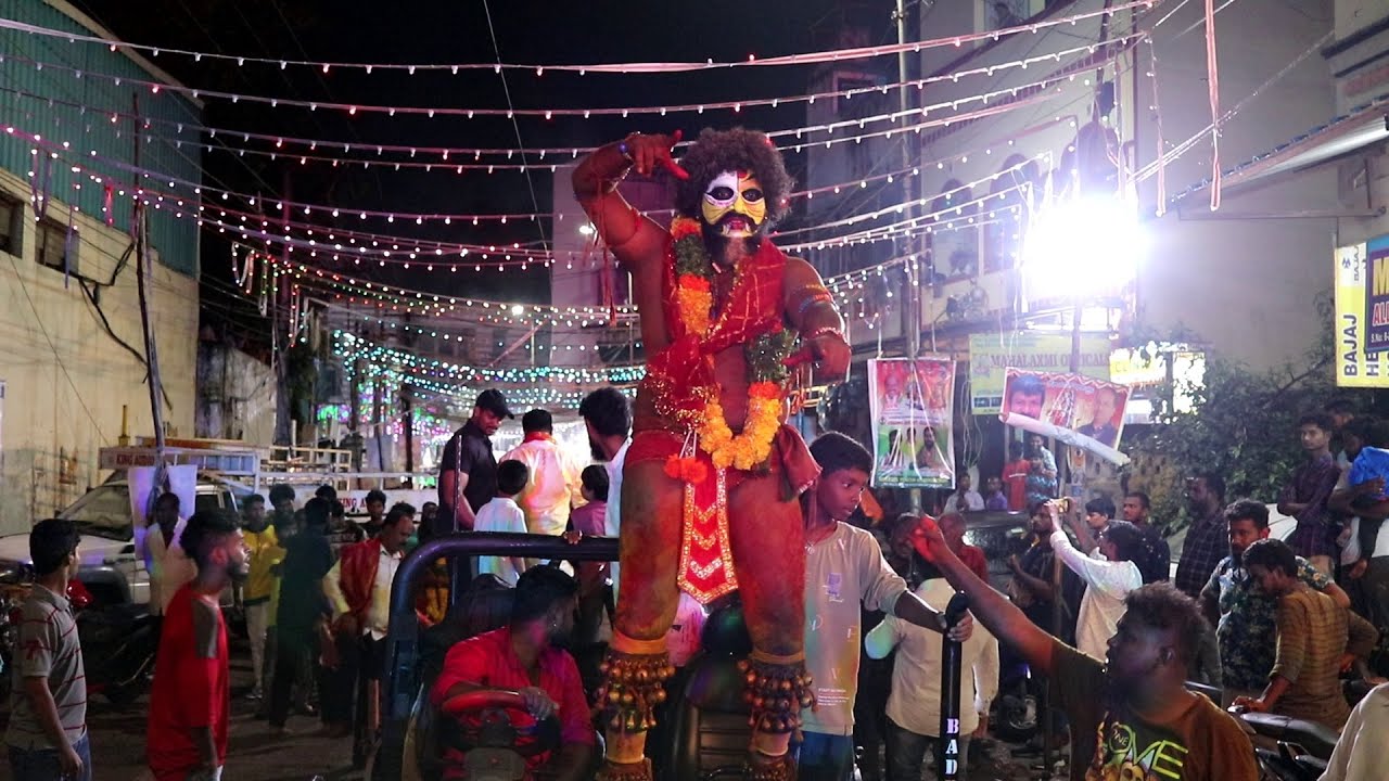 Pothuraju Dance at Lal Bazar Bonalu 2023 | #yapral Kumar Pothuraju # ...