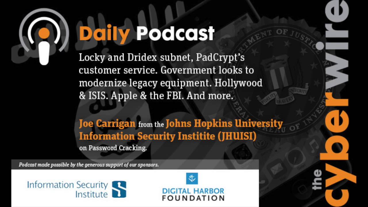 CyberWire Podcast 2.18.16 - YouTube