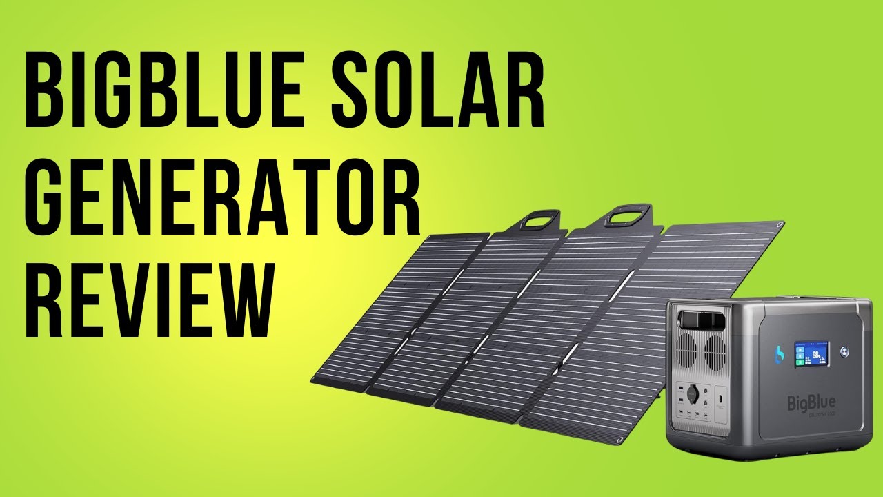 BigBlue Solar Generator Review (Pros & Cons Explained) - YouTube