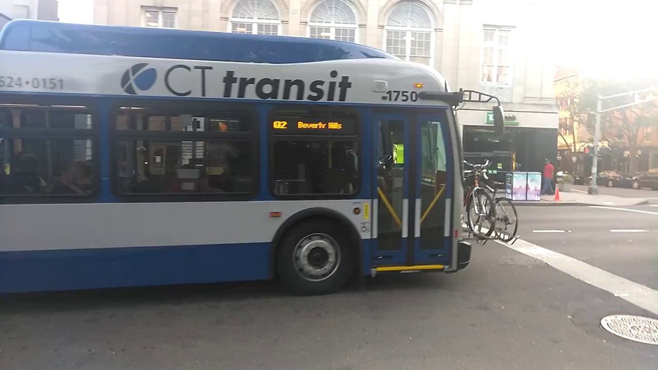 CT Transit Special! 2017 New Flyer XD40 #1750 Q2 Route (Future Route ...