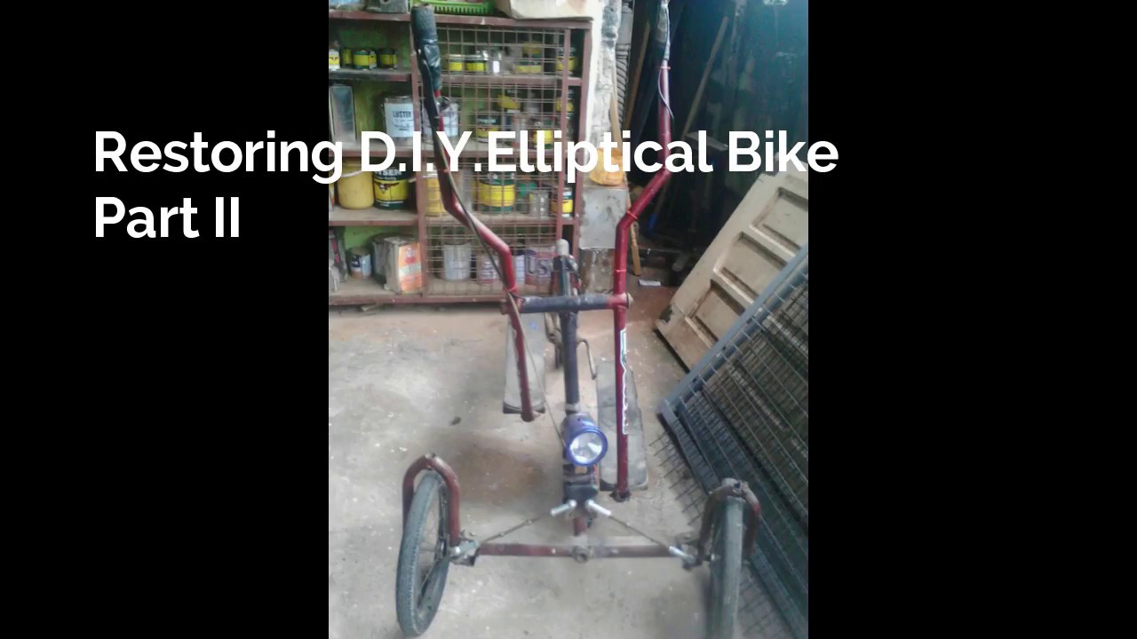 Restorating DIY Elliptical Bike Part II - YouTube