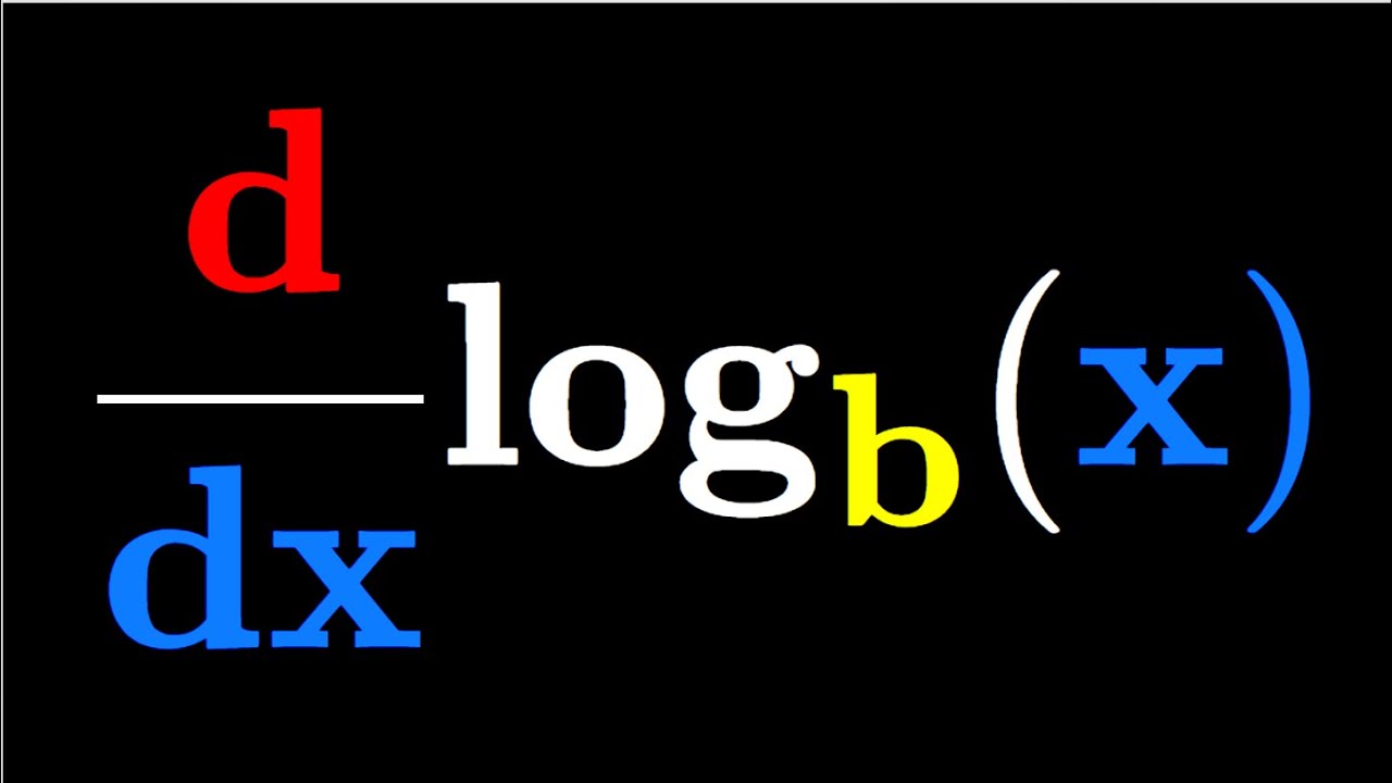 Mastering Calculus: Derivative of Log with Any Base - YouTube