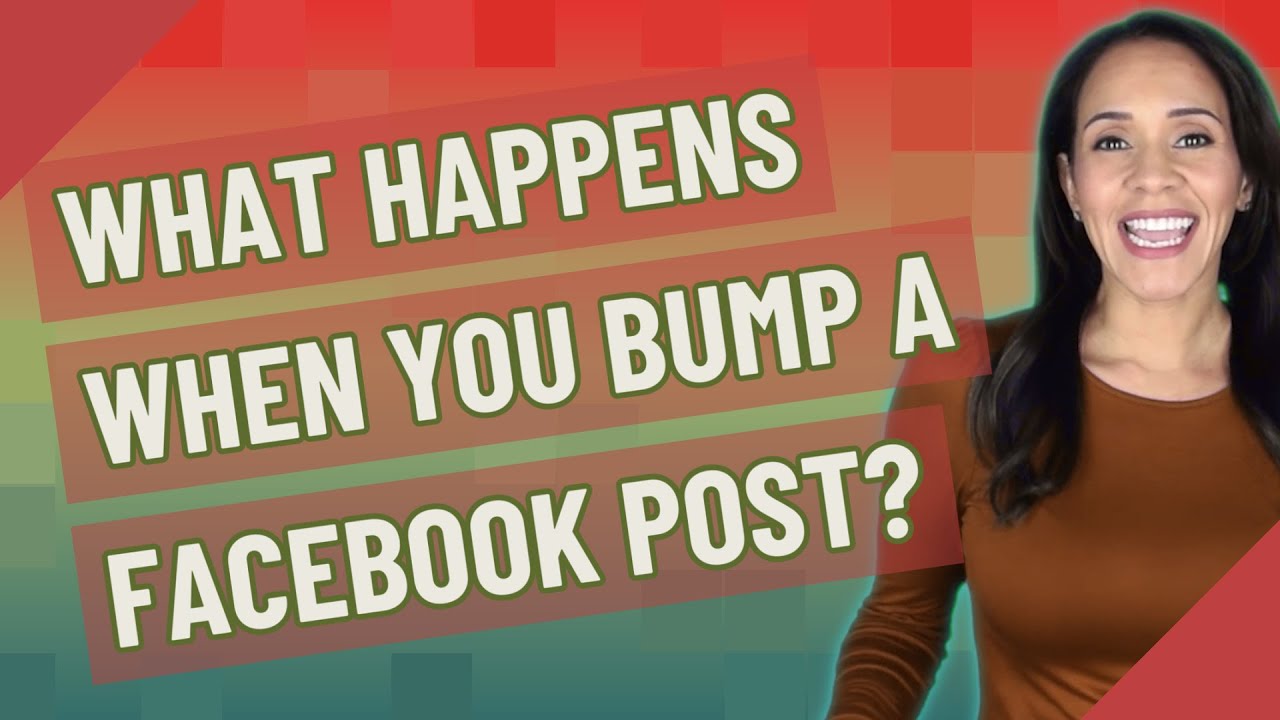 What happens when you bump a Facebook post? - YouTube