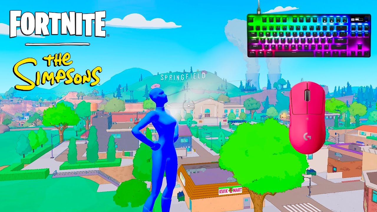 *NEW* SIMPSONS BATTLE ROYALE 🏆SteelSeries Apex Pro TKL ASMR😴Satisfying ...