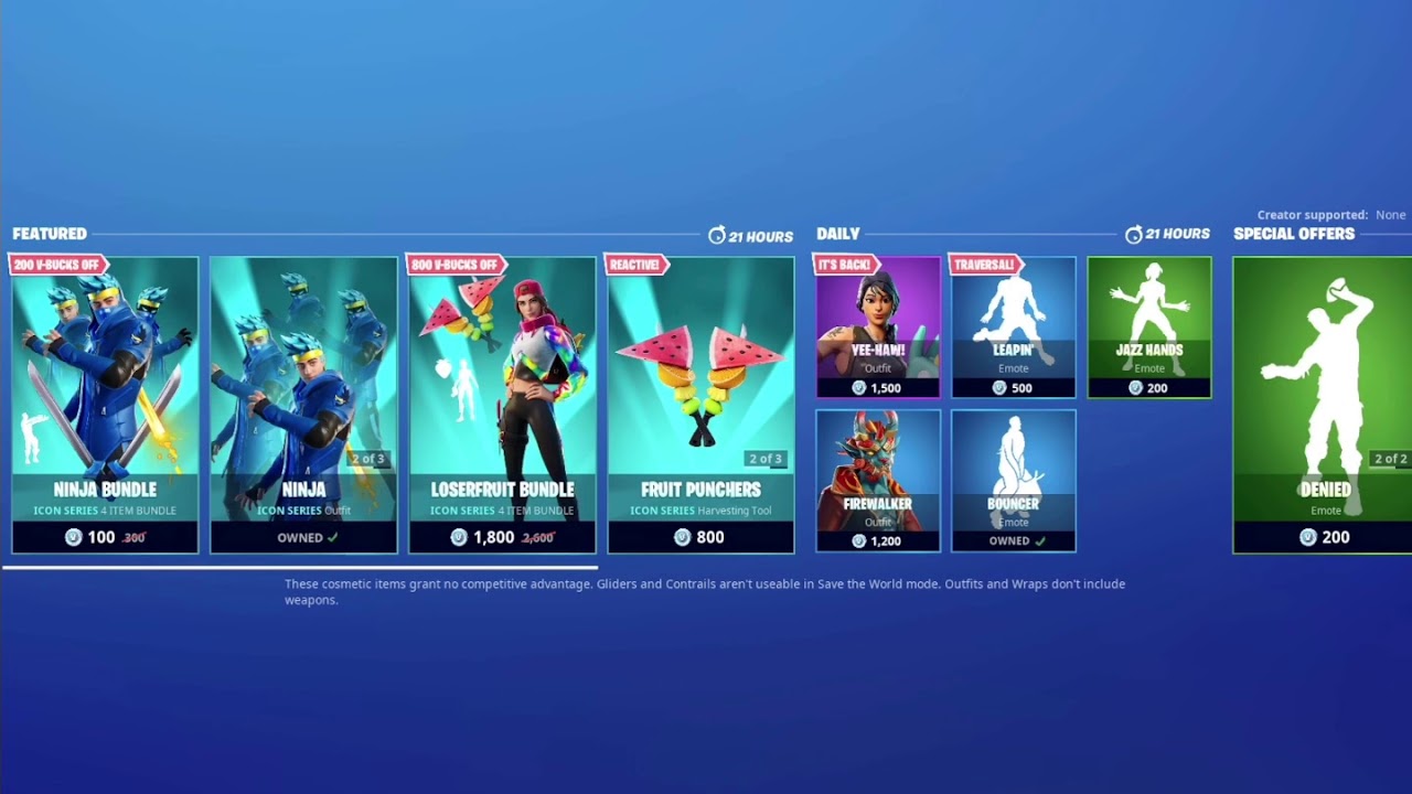 Fortnite item shop showcase: two icon series skins & yee-haw skin is ...