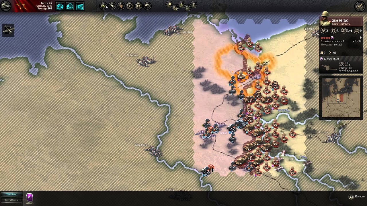 Unity of Command Red Turn (2013) - Campaign 19 "Berlin" by Gaming ...