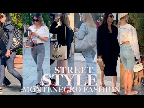 Street style Spring outfits Montenegro Tivat - YouTube