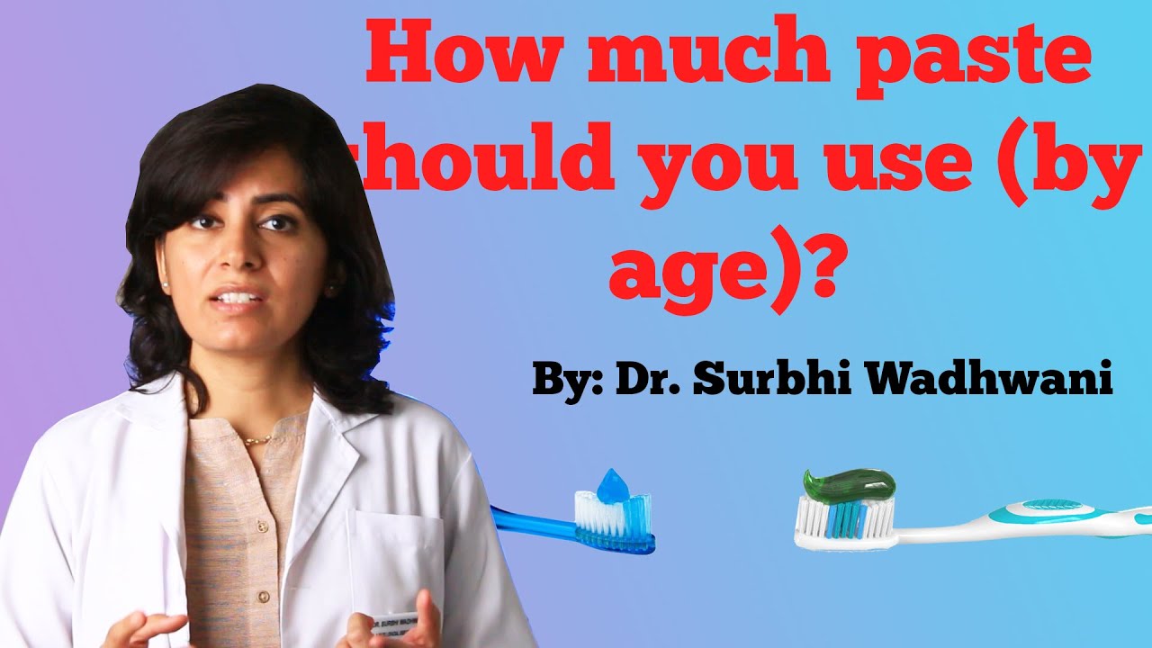 Correct toothpaste quantity for babies, kids, toddlers, and adults ...