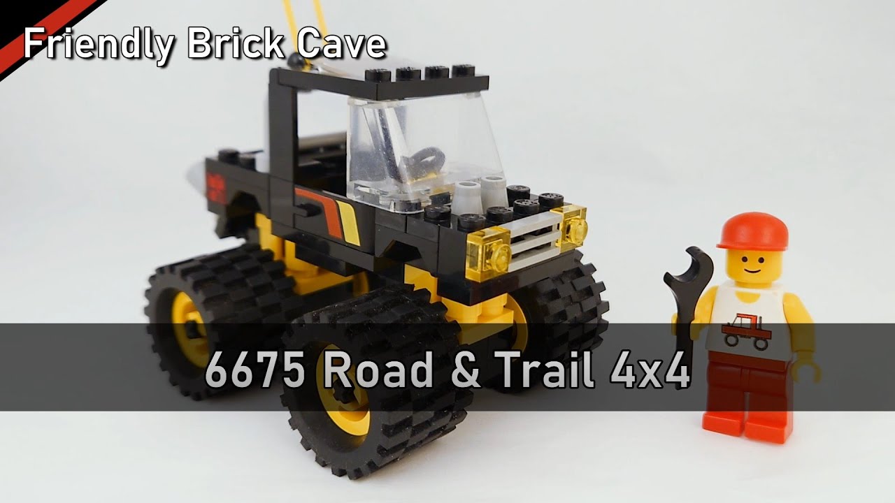 LEGO 6675 Road & Trail 4x4 (1988) - Parts, Build & Functions - YouTube