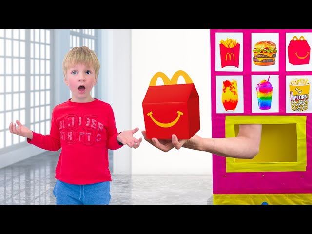 Amelia, Avelina & Arthur Vending machine story. - Videos For Kids