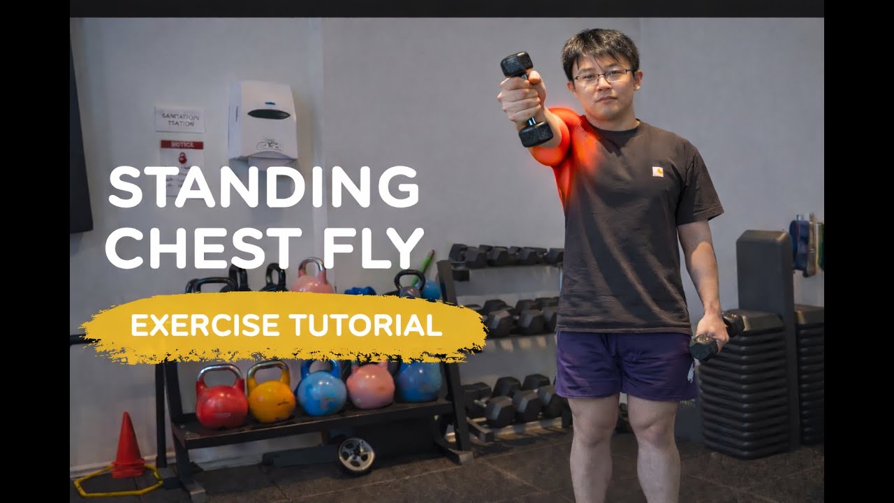 How to Do a Standing Chest Fly - YouTube