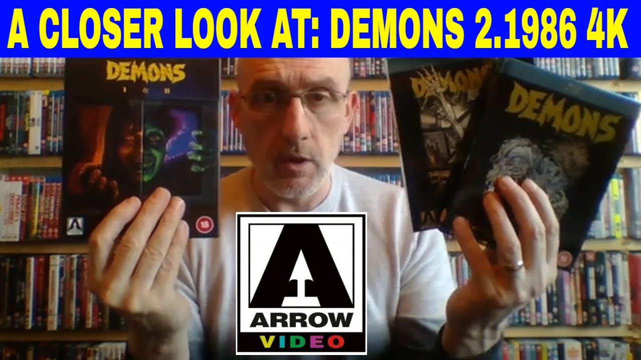 A Closer look at Demons 2 1986. 4K by Arrow Video. Audio/Video and ...