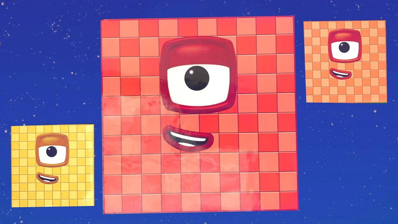 Numberblocks - Multiplication Number Fun of 100 with NEW Small Face ...