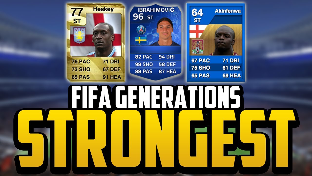 FIFA Generations | STRONGEST PLAYERS EVER! w/ 96 RATED TOTY! - YouTube