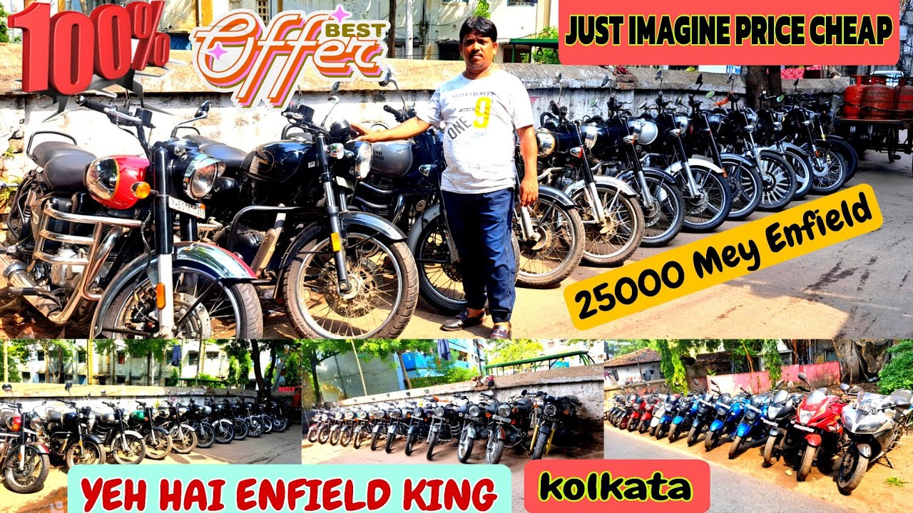 🔥 Biggest Enfield Market In Kolkata|Howrah Royal Enfield Market|Starts ...