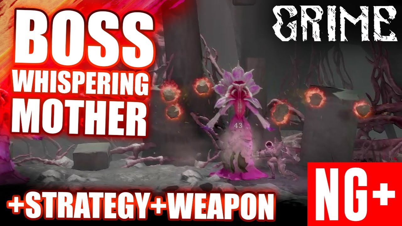 NG+ WHISPERING MOTHER BOSS Grime Tinge Of Terror DLC - YouTube