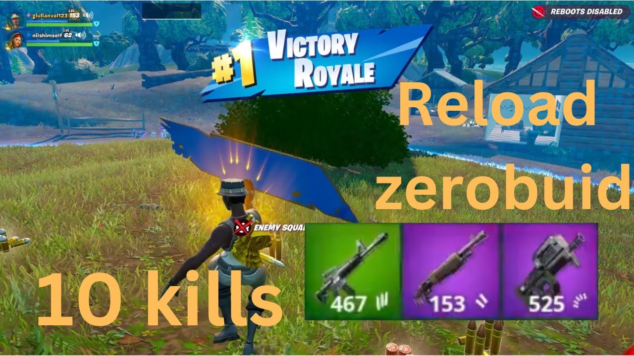 intense 10 kill game of reload zero builds with my brother - YouTube