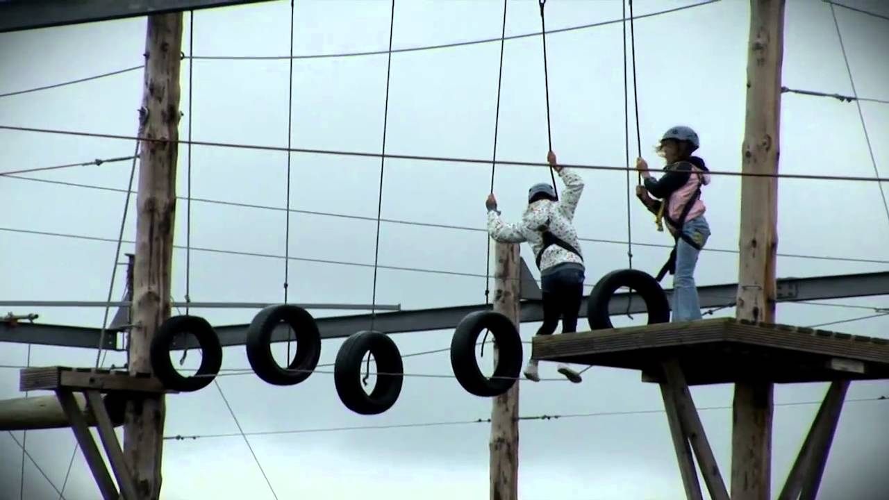 The Ultimate High - High Ropes North Devon - YouTube