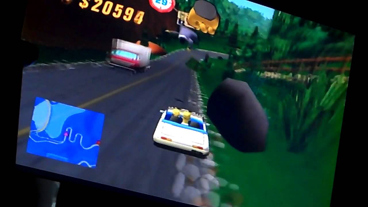 The Simpsons Road Rage Lisa on Springfield Dams [Let's play version ...
