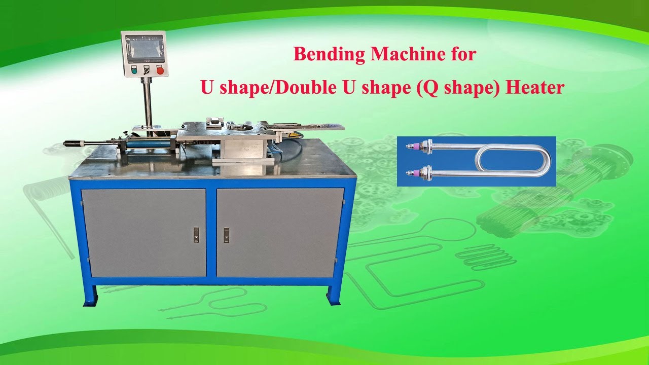 double U shape Q shape tubular heater bending machine for rice steaming ...