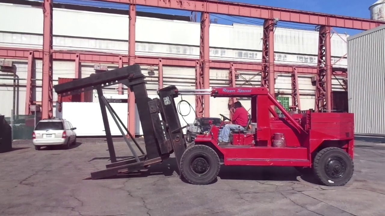 Riggers Special RS80 Forklift 80,000lbs (701-4) - YouTube