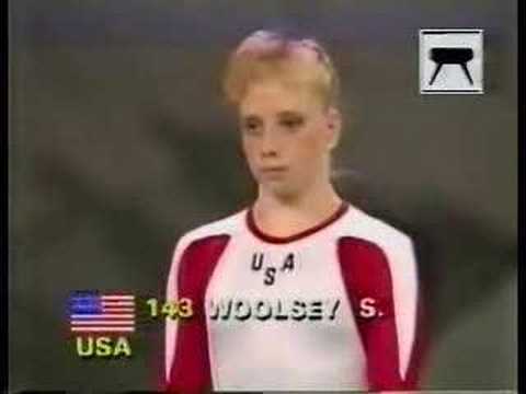 Sandy Woolsey - 1989 Worlds AA - Vault 1 - YouTube