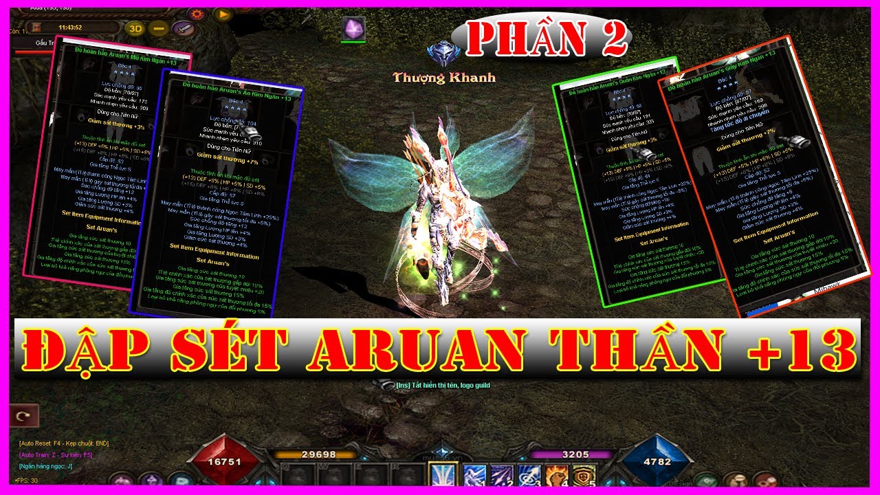 Mu Online Mới Nhất 2025 | Khô Máu Úp Sét Aruan Thần Cho ELF Lên +13 Và ...