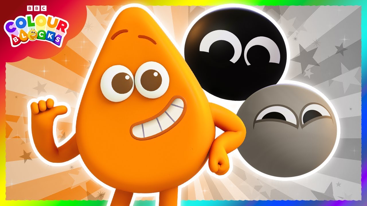 Spooky Colours for Halloween: Black, Orange, and Grey Adventures - YouTube
