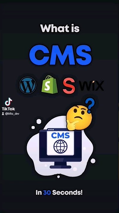 What Is CMS In 30 Seconds! 🤔👩🏻‍💻 #coding #programming #cms - YouTube
