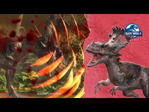 Desbloqueando al Allosinosaurus en Jurassic World Alive - YouTube