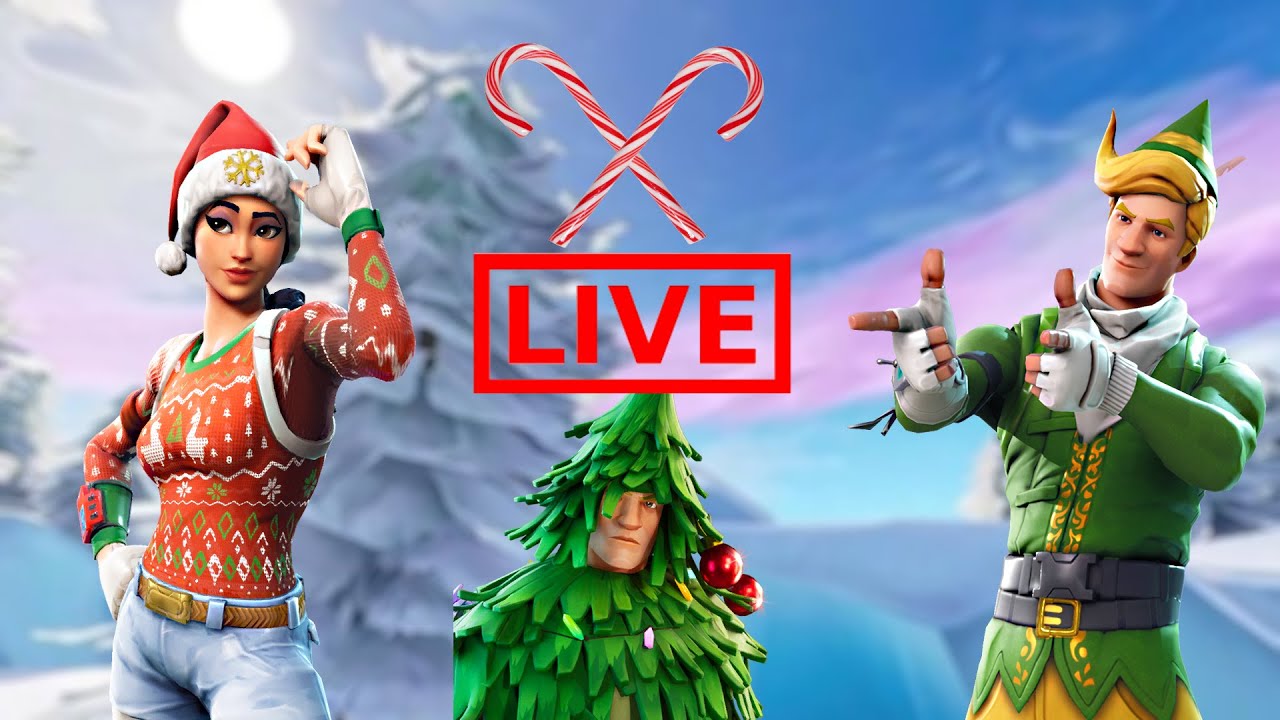 Kerst stream! Join ons in squads! - Fortnite Battle Royale - YouTube