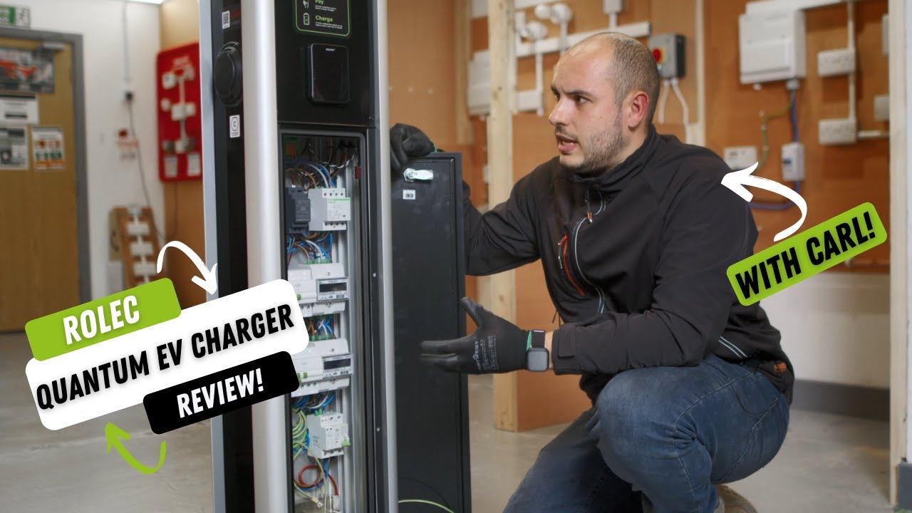 Rolec Quantum Intelligent EV charging Pedestal Review. - YouTube