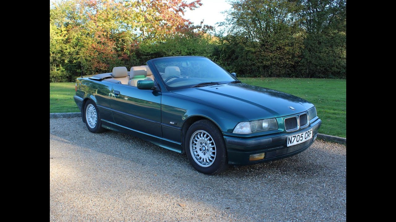 1995 BMW 328i Cabriolet Auto - YouTube