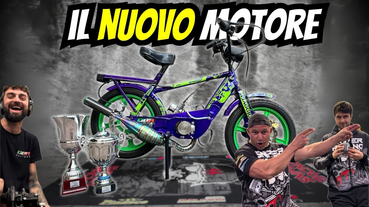 Il Nuovo Motore Del “Joker” Piaggio Ciao da 24HP! - YouTube