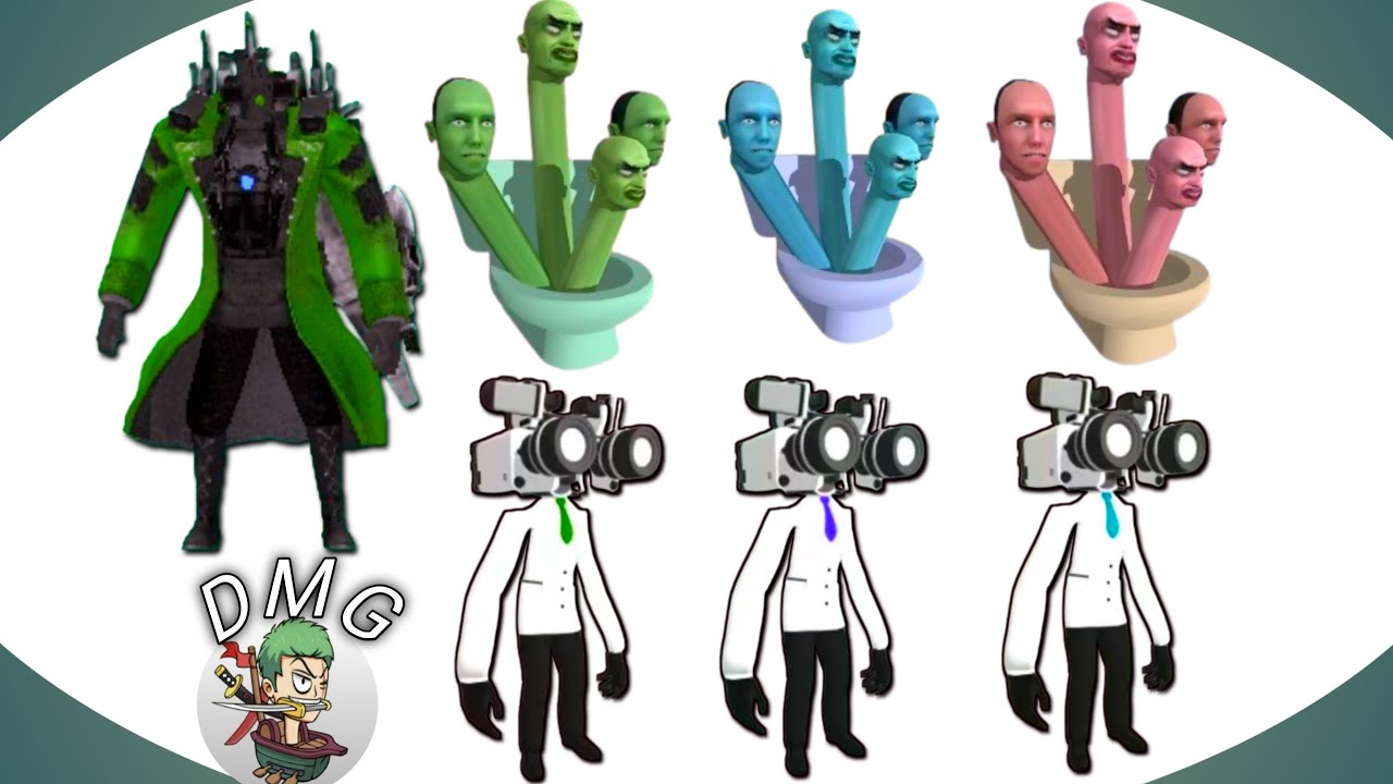 Merge Skibidi Hydra Toilet Ambush vs Stringer Toilet Boss Multiverse ...