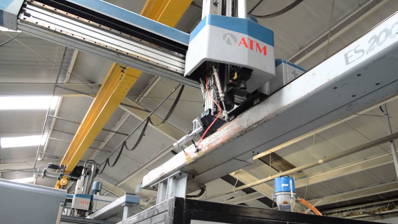 ATM beam robot for sale with STVconnect - YouTube