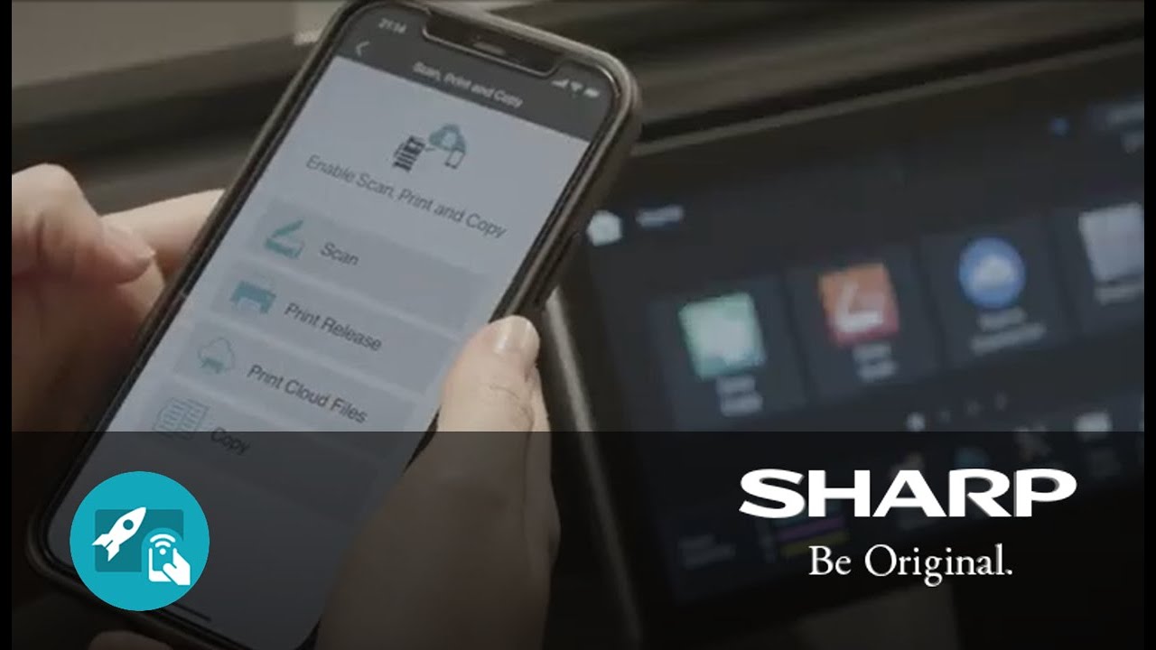 Synappx Go with Sharp's Future Workplace MFP - YouTube