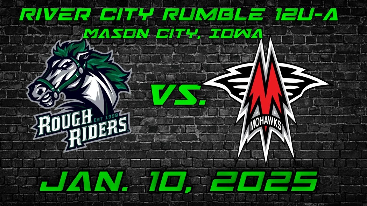 River City Rumble 12u-A Tournament: Game #1 Cedar Rapids RoughRiders Vs ...