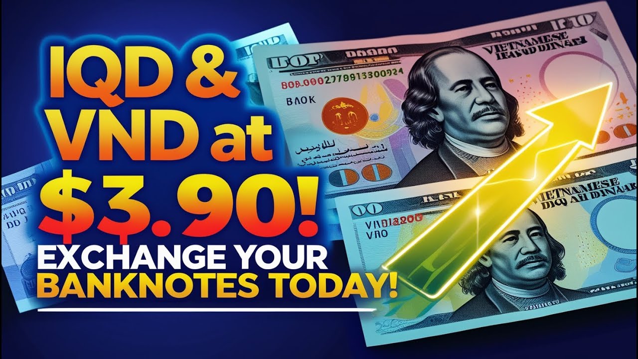 IQD at $3.90, VND Gaining Fast – Exchange Your Banknotes Now! 💥 Iraqi ...