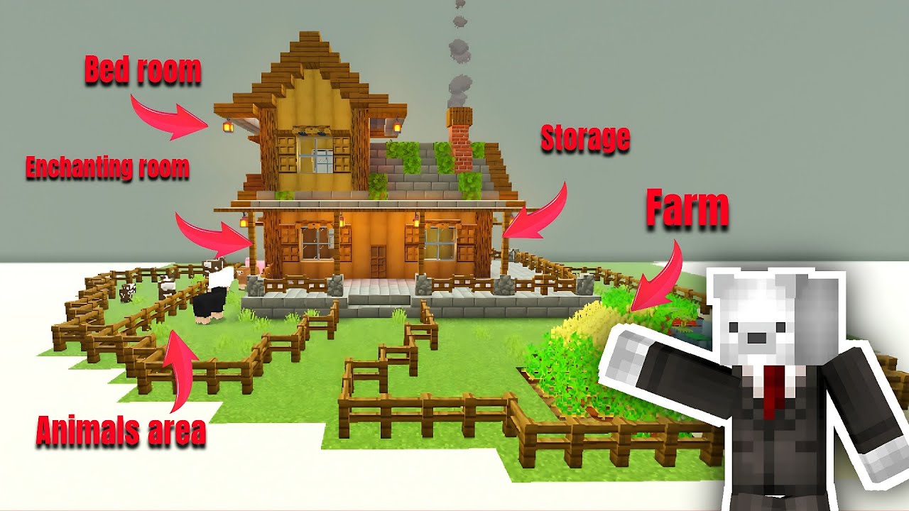 Minecraft: Beautiful Oak House 🏡 | Tutorial - YouTube